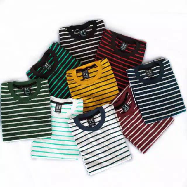 Jual Baju/kaos garis garis | Shopee Indonesia