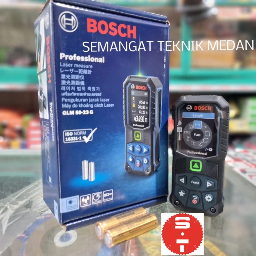Jual GLM50-23G METERAN LASER DIGITAL 50M 50 M METER BOSCH GLM 50 23 G Indonesia|Shopee Indonesia