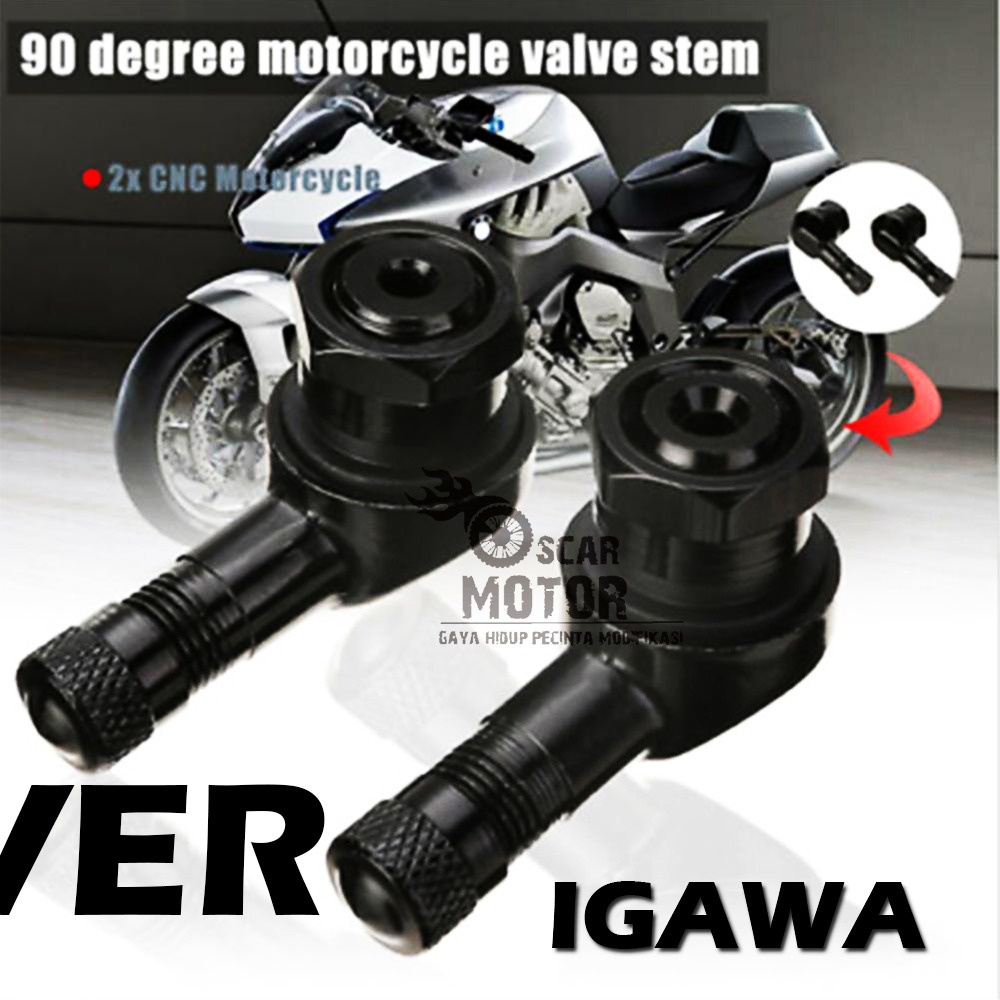 Jual PENTIL BAN TUBLES BESI MOTOR MOBIL BEBEK MATIC DRAT DALAM FULL CNC ...