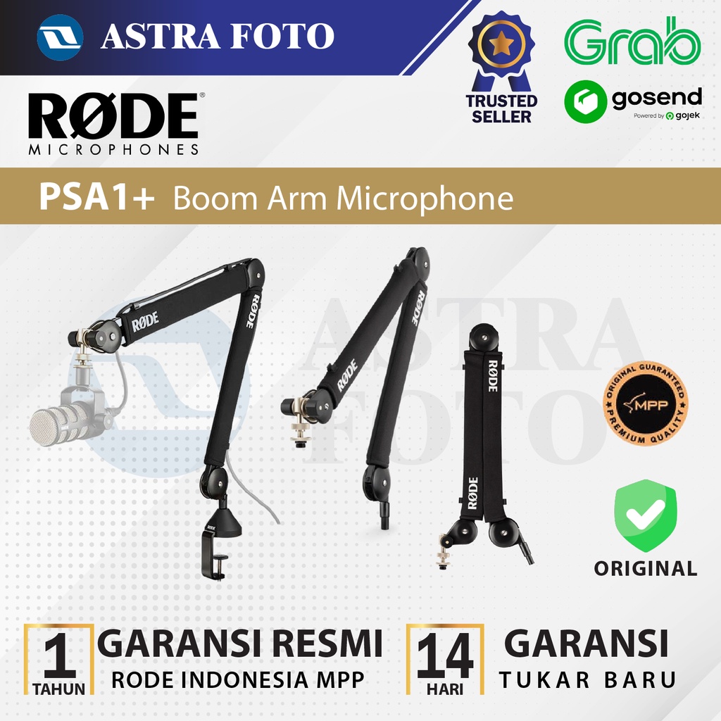 Jual RODE PSA1+ Plus Professional Studio Boom Arm Microphone Desk ...