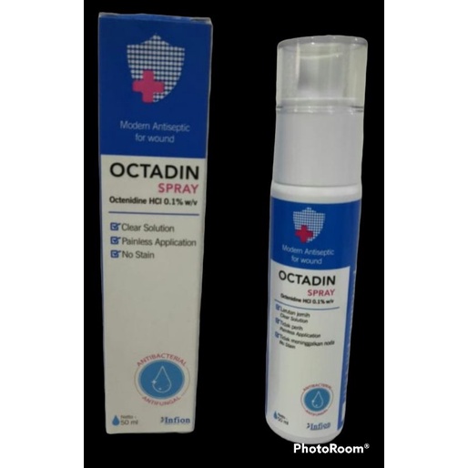 Jual Octadine Spray 50ml / octadine sebagai antiseptik dalam perawatan ...