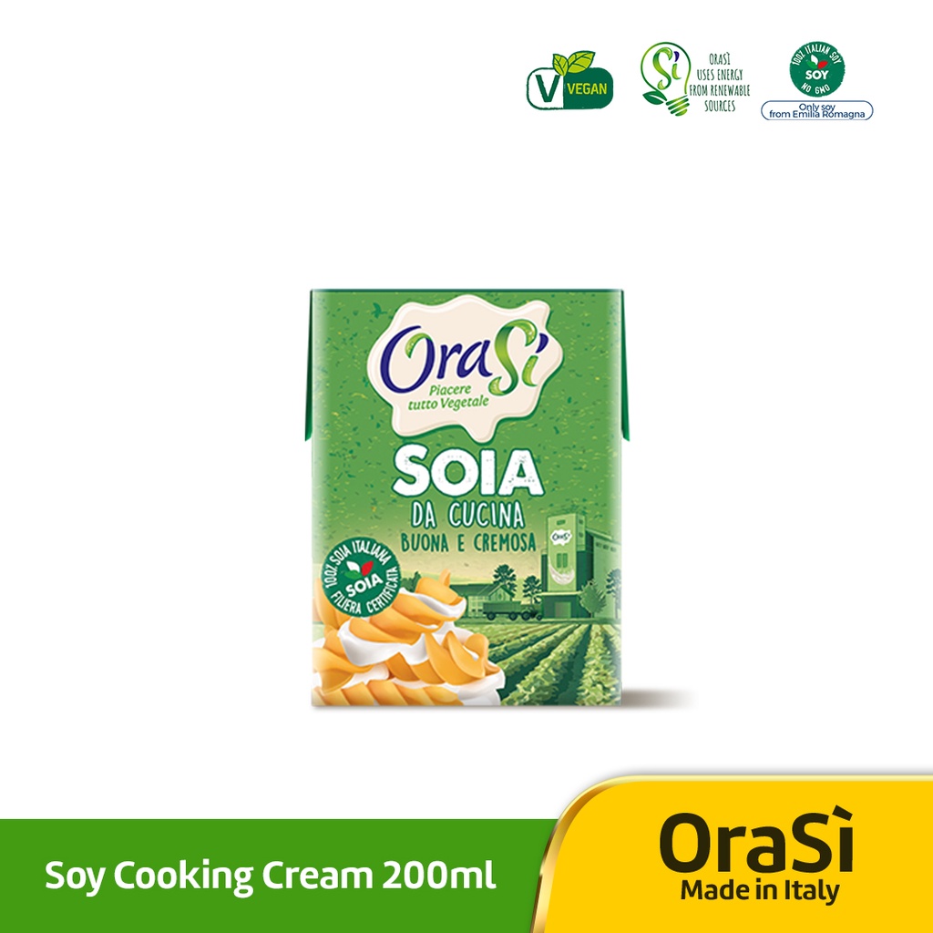 Jual Orasi Soy Cooking Cream / Cream Masak 200ml Vegan | Shopee Indonesia