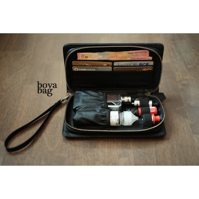 Jual Premium Vapor Bag Vape wallet - black | Shopee Indonesia