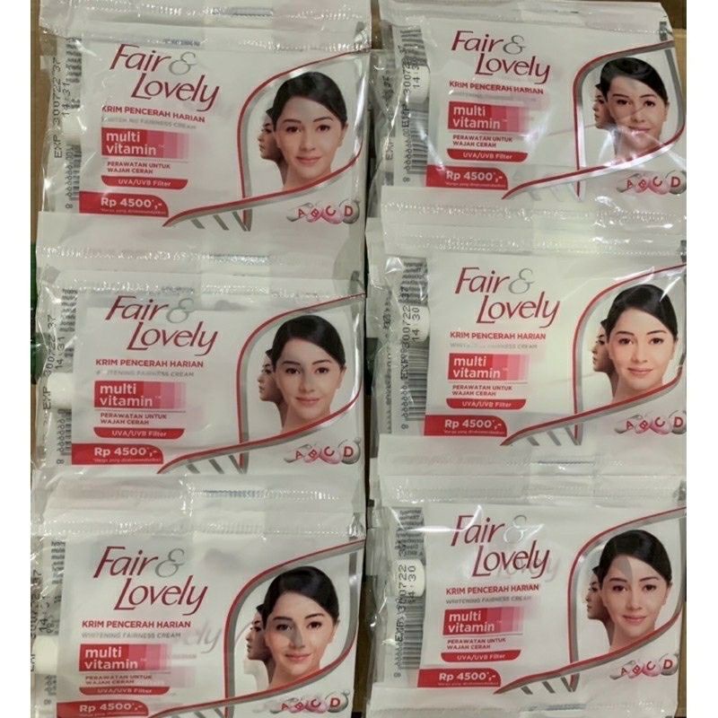 Jual Fair & Lovely Cream Multivitamin sachet 9g(1 Renceng isi 12 sachet ... Jual Fair & Lovely Cream Multivitamin sachet 9g(1 Renceng isi 12 sachet ...