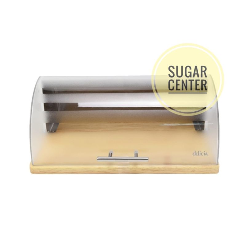 Jual Delicia Tempat Roti Transparan/Tempat Menyimpan Roti/Tempat Roti ...