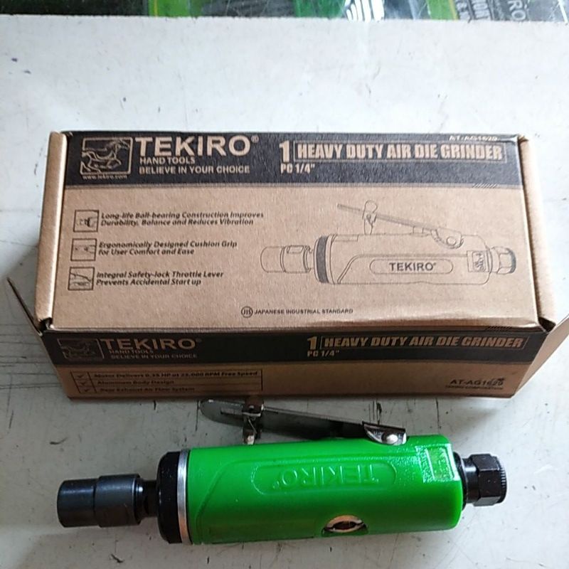 Jual gerinda tangan angin 1/4 Tekiro air die grinder | Shopee Indonesia