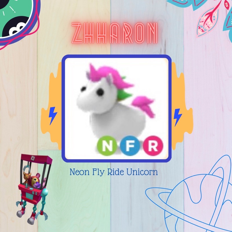 Jual Roblox Adopt Me NEON FLY RIDE UNICORN (legendary) Indonesia|Shopee ...