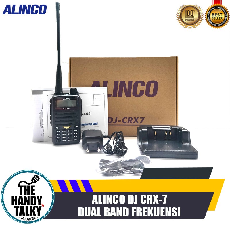 Jual ALINCO DJ CRX7 DJ-CRX7 CRX-7 DUALBAND FREKUENSI GARANSI RESMI 1 TAHUN ORIGINAL Indonesia ...
