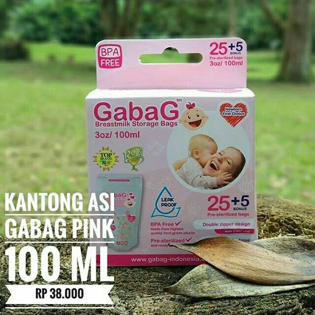 Jual KANTONG ASI GABAG 100ML BLUE PINK | Shopee Indonesia