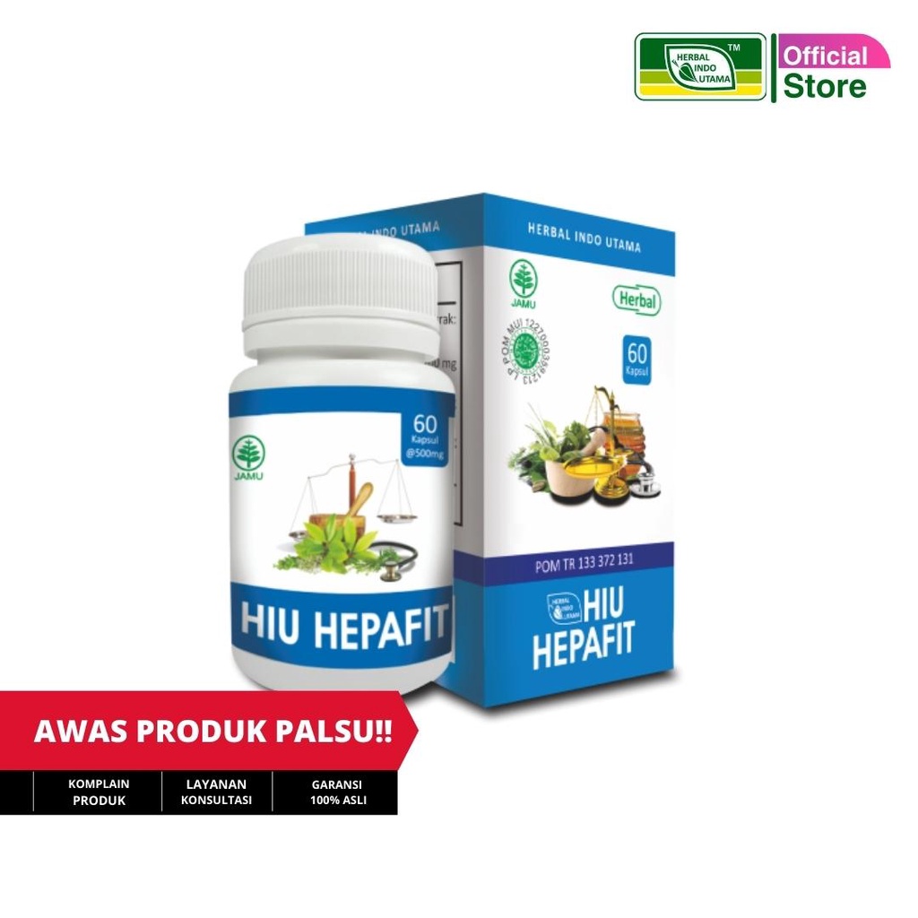 Jual HIU Hepafit Obat Hepatitis A B Liver Radang Hati Sakit Kuning ...