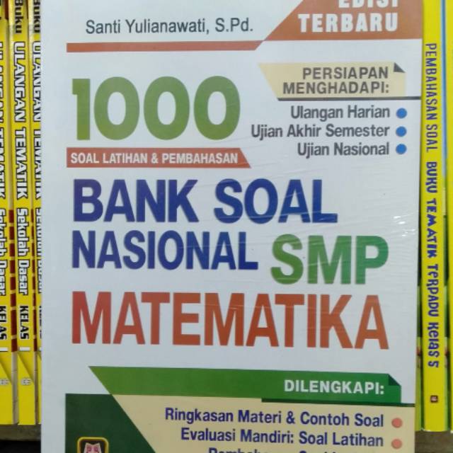 Jual BUKU SOAL LATIHAN PEMBAHASAN MATEMATIKA SMP MTS EDISI TERBARU ...
