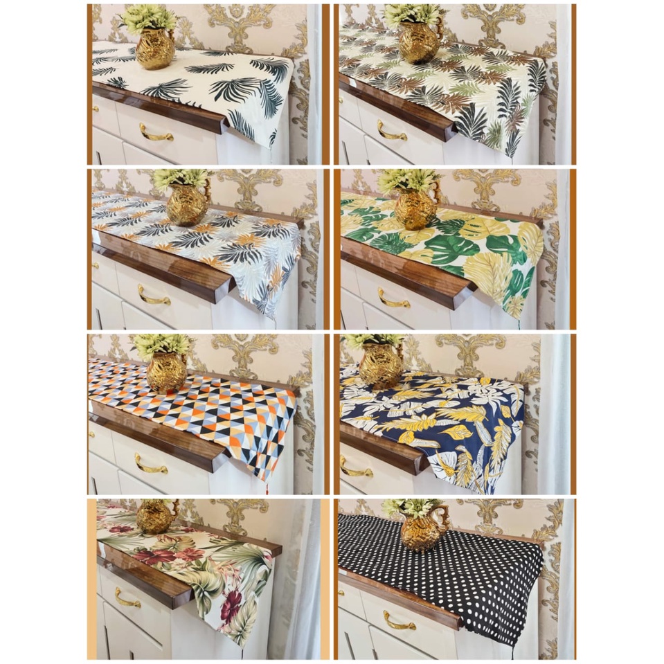 Jual Taplak Meja Tamu Minimalis Atau Teble Runner Bahan Kanvas Aneka ...