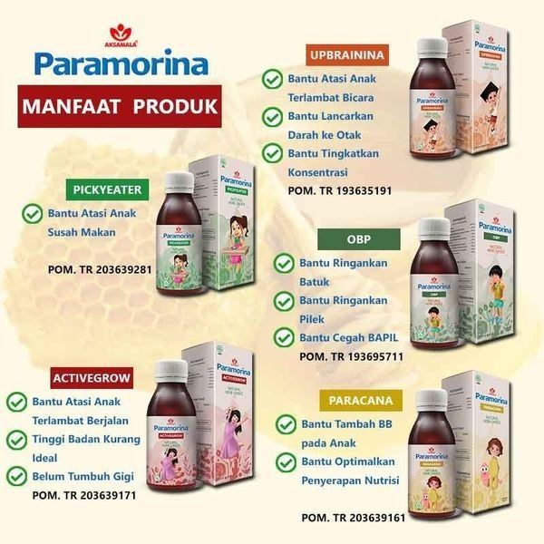 Jual Paramorina Botol 100ml solusi si kecil terlambat jalan, terlamat ...