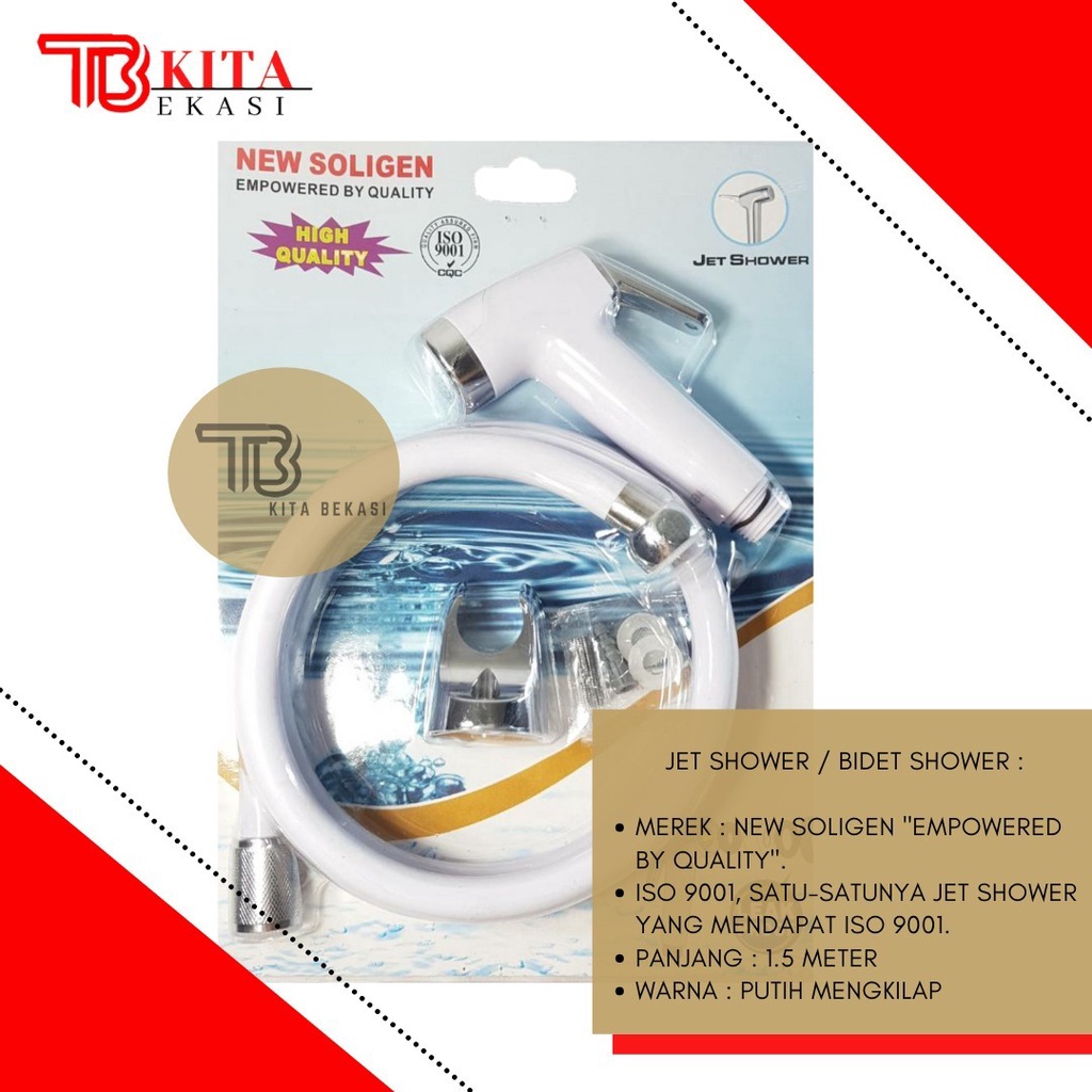 Jual JET SHOWER NEW SOLIGEN/ JET WASHER NEW SOLIGEN / SHOWER BIDET NEW SOLIGEN / BIDET SHOWER ...