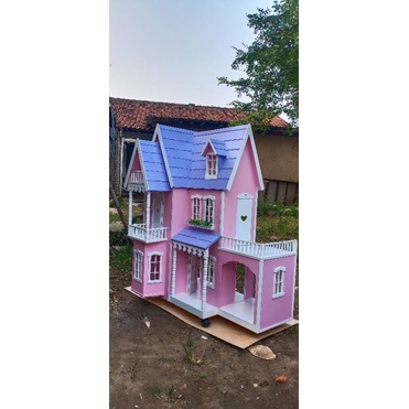 Jual Rumah barbie medium garasi 3 lantai dengan furniture | Shopee ...