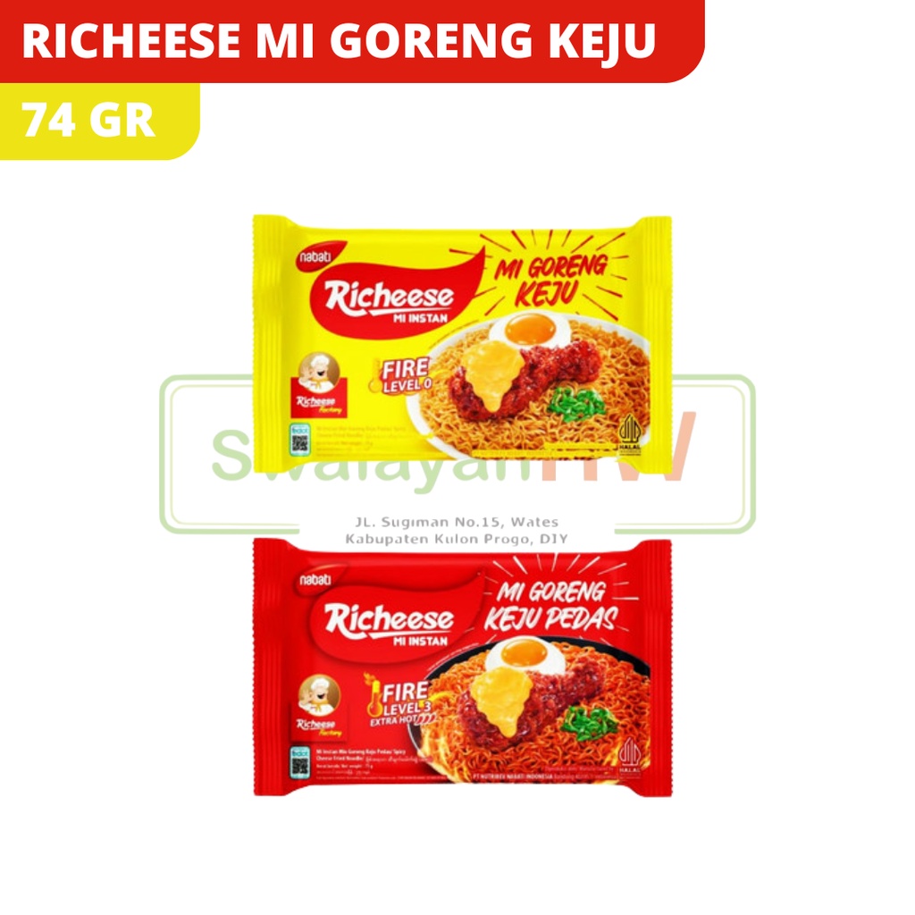 Jual RICHEESE MI GORENG KEJU 74GR | Shopee Indonesia