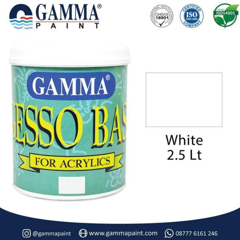 Jual GESSO BASE A WHITE/GESSO BASE A PALIKANAN/CAT DASAR GAMMA/CAT ...