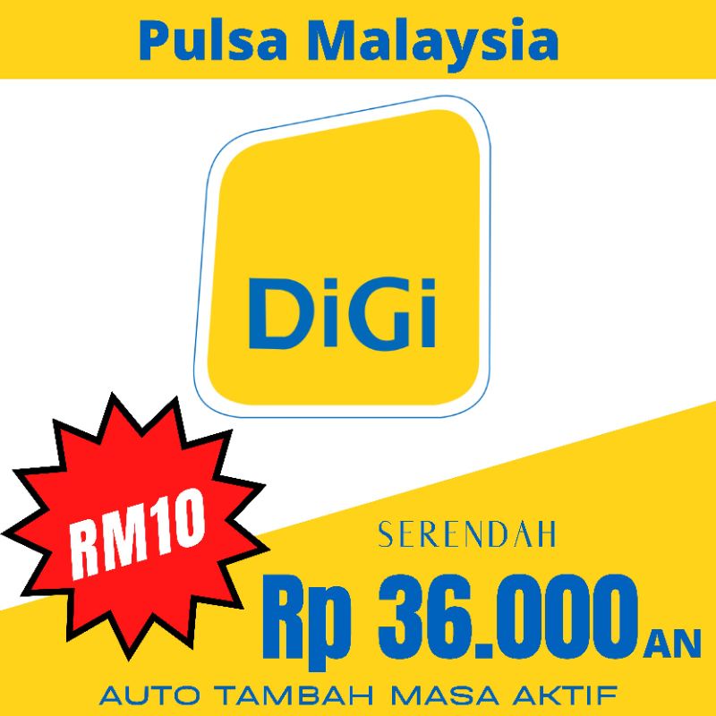 Jual DIGI PULSA MALAYSIA [ MURAH ] RM5 - RM10 - RM15 - RM20 - RM30 - RM50 - RM55 - RM60 - RM70 ...