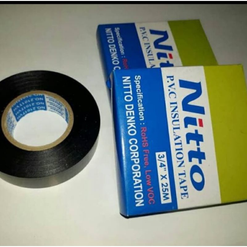 Jual solasi nitto 3/4* 25meter. 1dus isi 250pcs | Shopee Indonesia