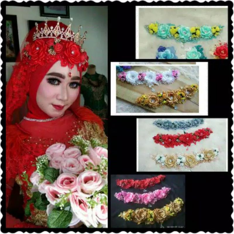 Jual Hairpiece kepala / asesoris pengantin / hiasan kepala / pengantin ...
