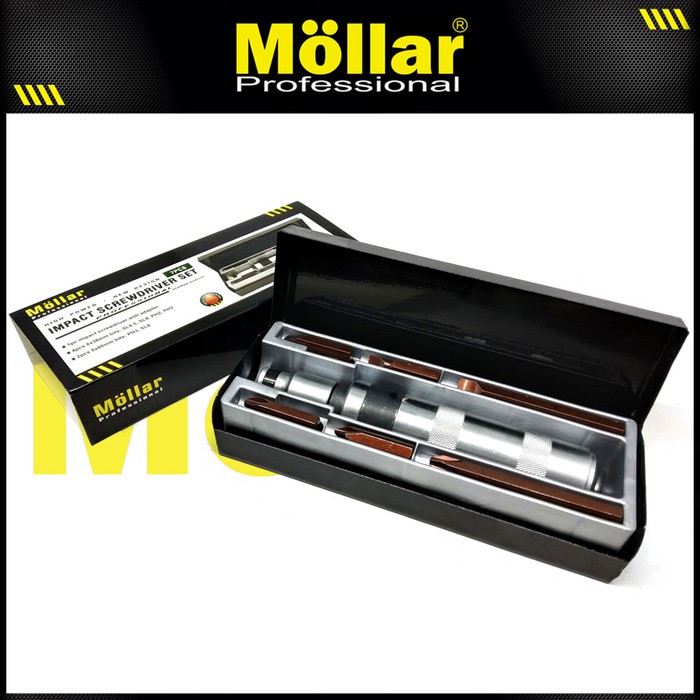 Jual MOLLAR MLR-2800A Obeng Ketok 7 Pcs Impact Screwdriver Set Original ...