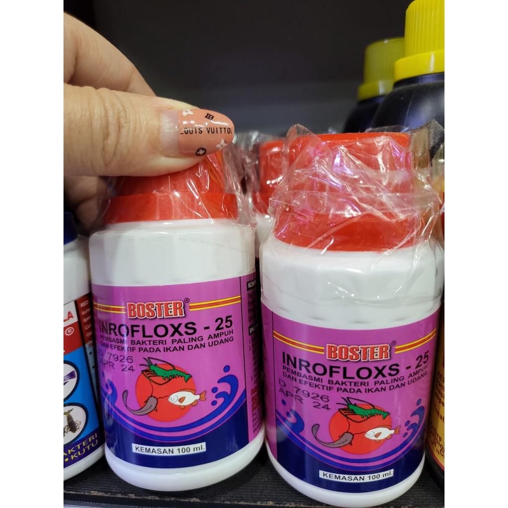 Jual BOSTER - Obat Ikan - Inrofloxs-25 Cair -100ml | Shopee Indonesia