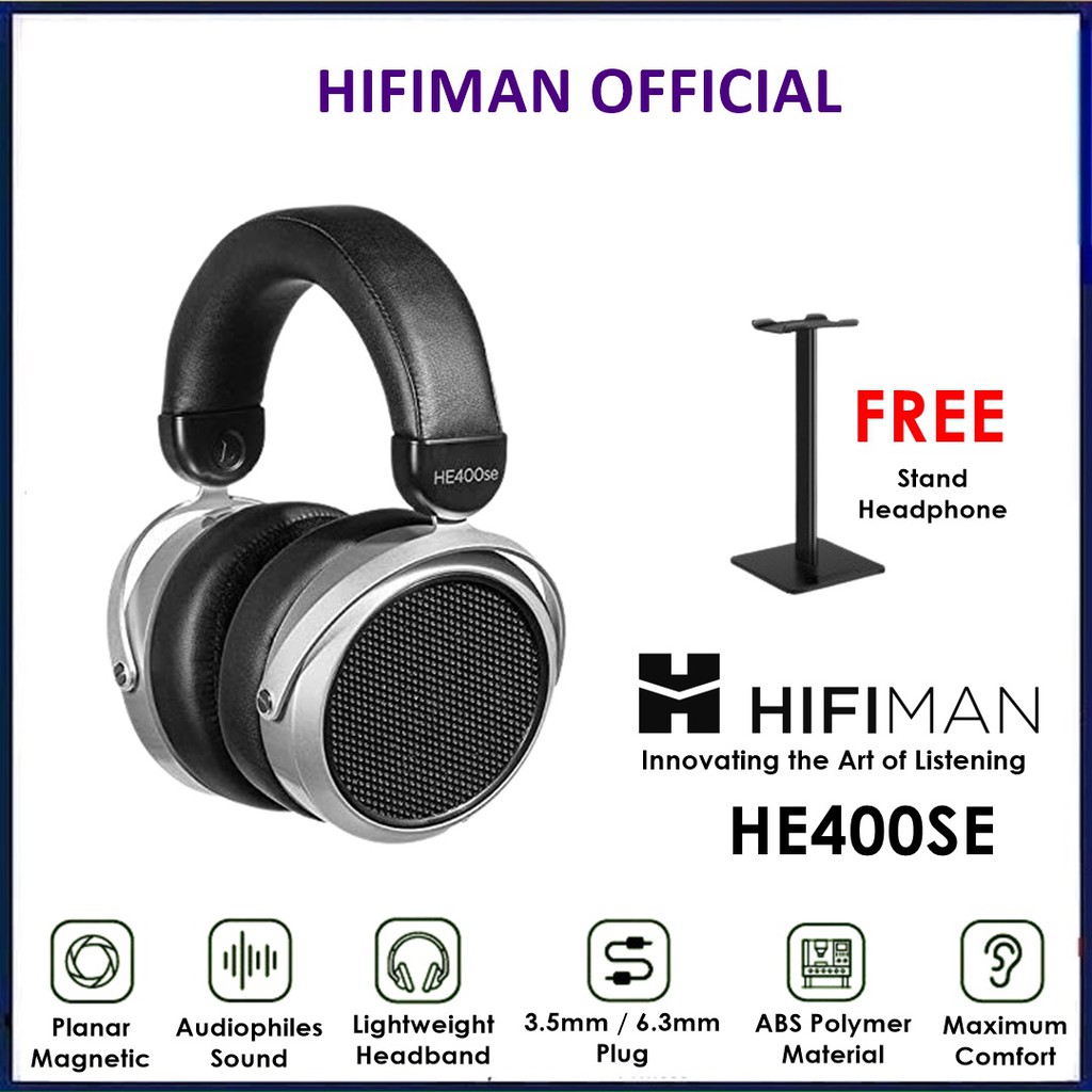 Jual HIFIMAN HE400SE Over Ear Full-Size Planar Magnetic Headphone HE400 ...