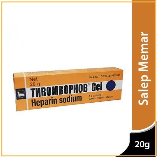 Jual THROMBOPHOB Gel 20 gram Heparin Sodium Cream Memar Krim ...