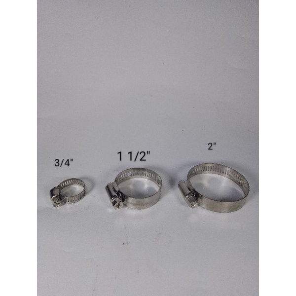 Jual Klem Klaim Selang Stainless Ukuran 3/4", 1 1/2", 2" Hose Clamp ...