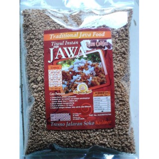 Jual Tiwul Instan/Tiwul Siap Saji/Tiwul telo rasa COKLAT Merk "JAWA ...