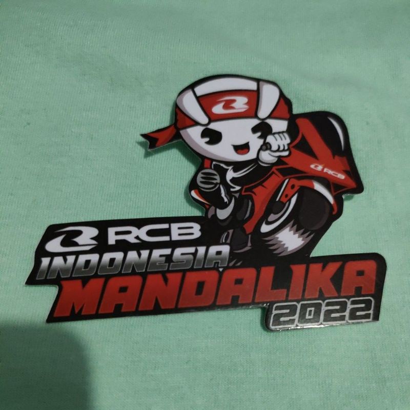 Jual Stiker sticker RCB Indonesia edisi Moto Gp Mandalika 2022 | Shopee ...