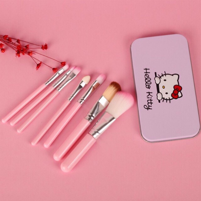 Jual Brushet Hello kitty Brush Make Up Box Hello Kitty Kuas Lucu ...