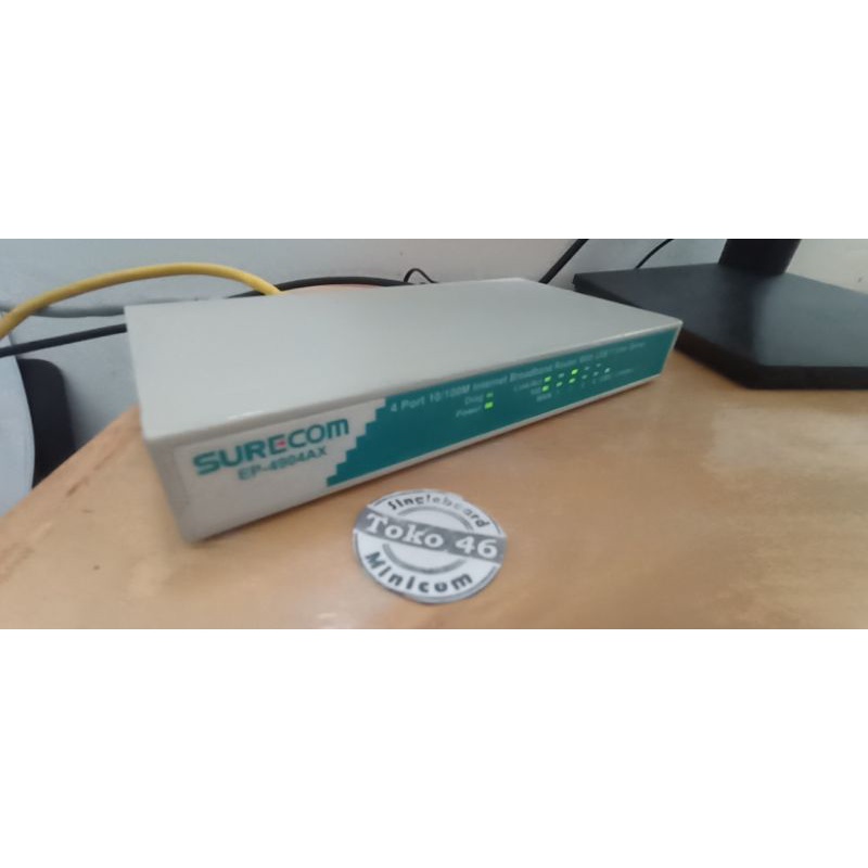 Jual Print Server Surecom EP-4904AX 10 100M Internet Broadband Router ...