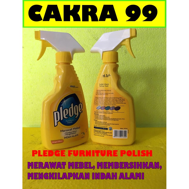 Pembersih MEBEL Furniture kayu dan vinyl PLEDGE LIQUID PUMP kemasan ...
