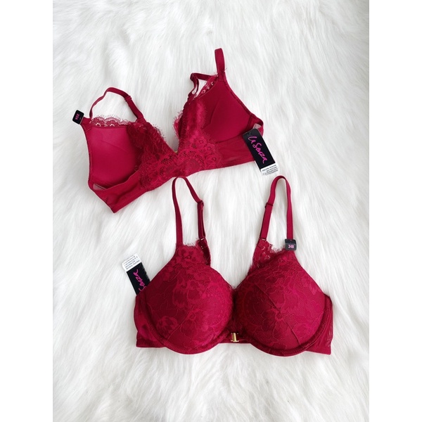 Jual La Senza Red lacquer Hello sugar push up bra Indonesia|Shopee ...