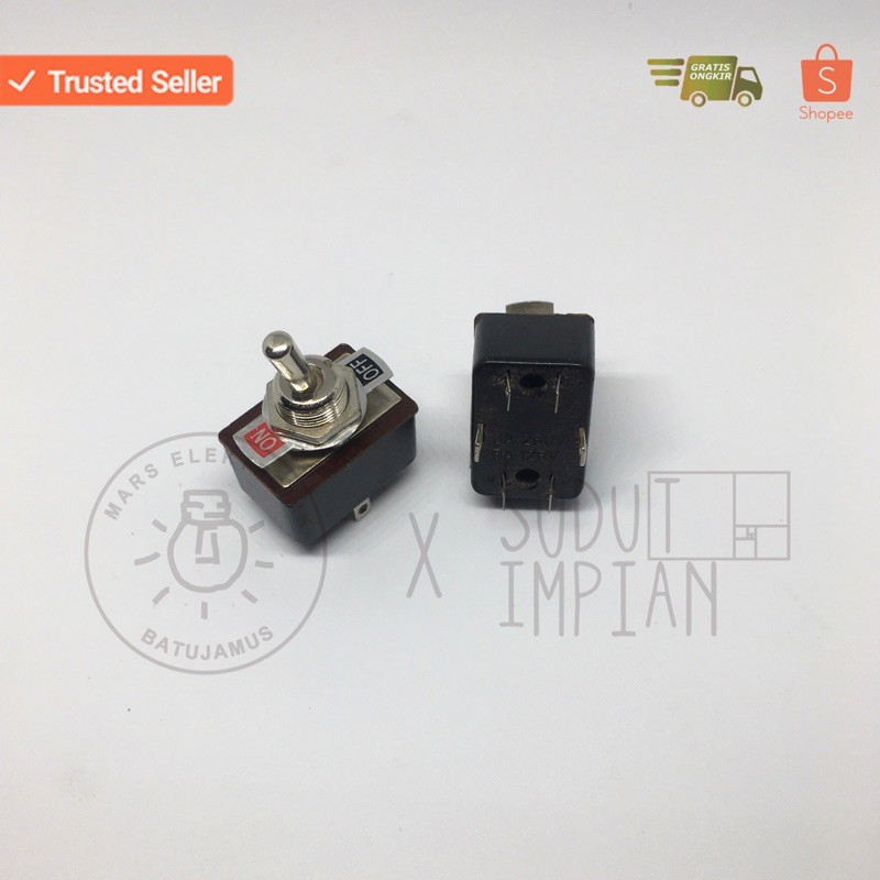 Jual Saklar Switch togel 6 Pin / 6 kaki(ON-OFF) | Shopee Indonesia