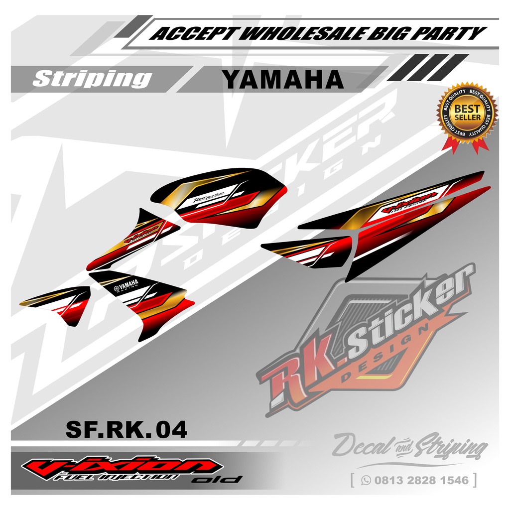 Jual Sticker Striping VIXION OLD / LAMA - Stiker Striping Hologram ... Jual Sticker Striping VIXION OLD / LAMA - Stiker Striping Hologram ...