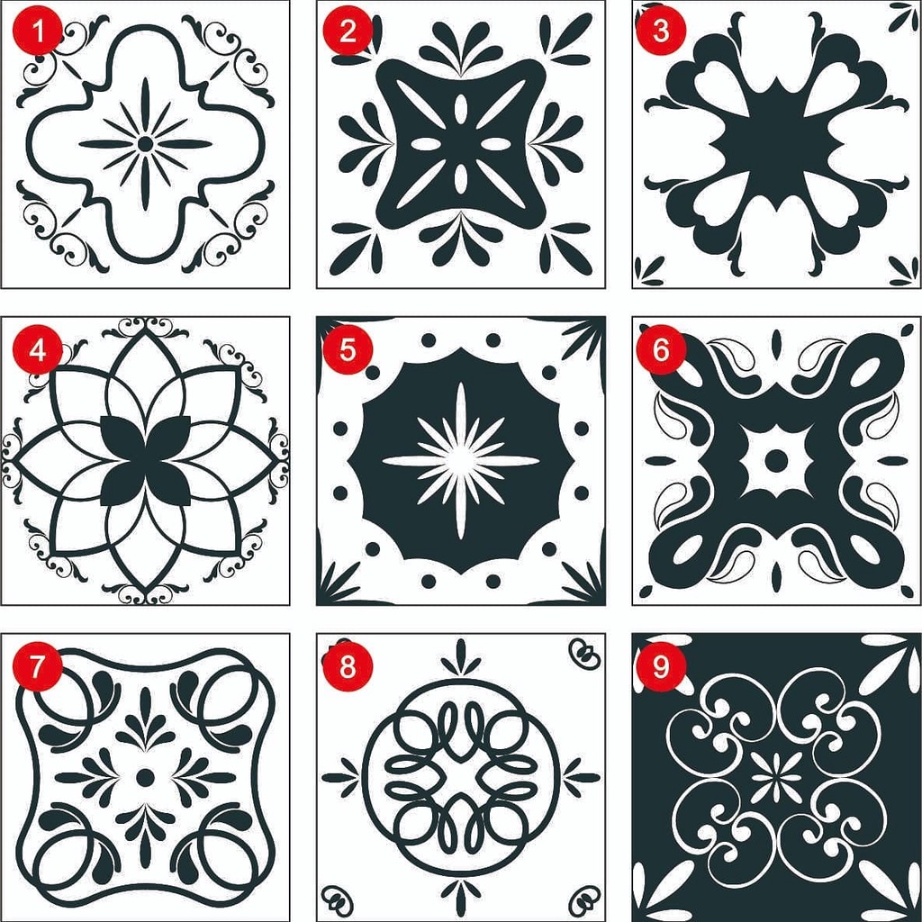 Jual ST - STIKER TEGEL MOTIVE 39 / STICKER LANTAI / KERAMIK / DINDING ...