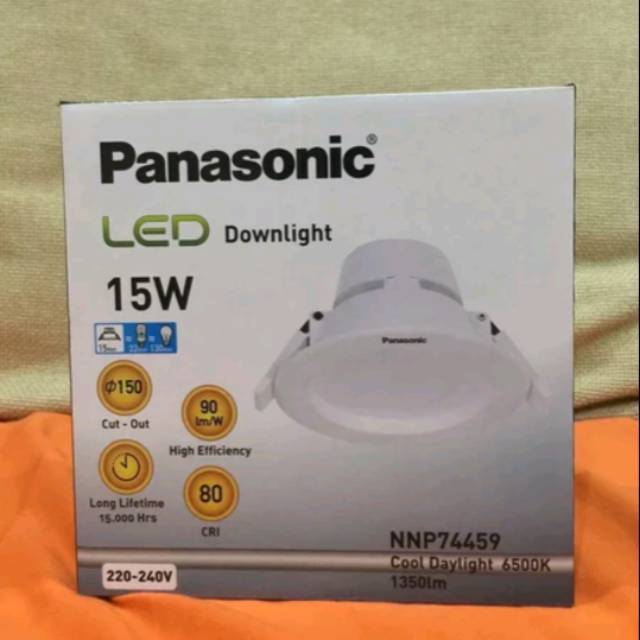 Jual Lampu downlight led panel 15w 15 watt panasonic lampu ceiling ...