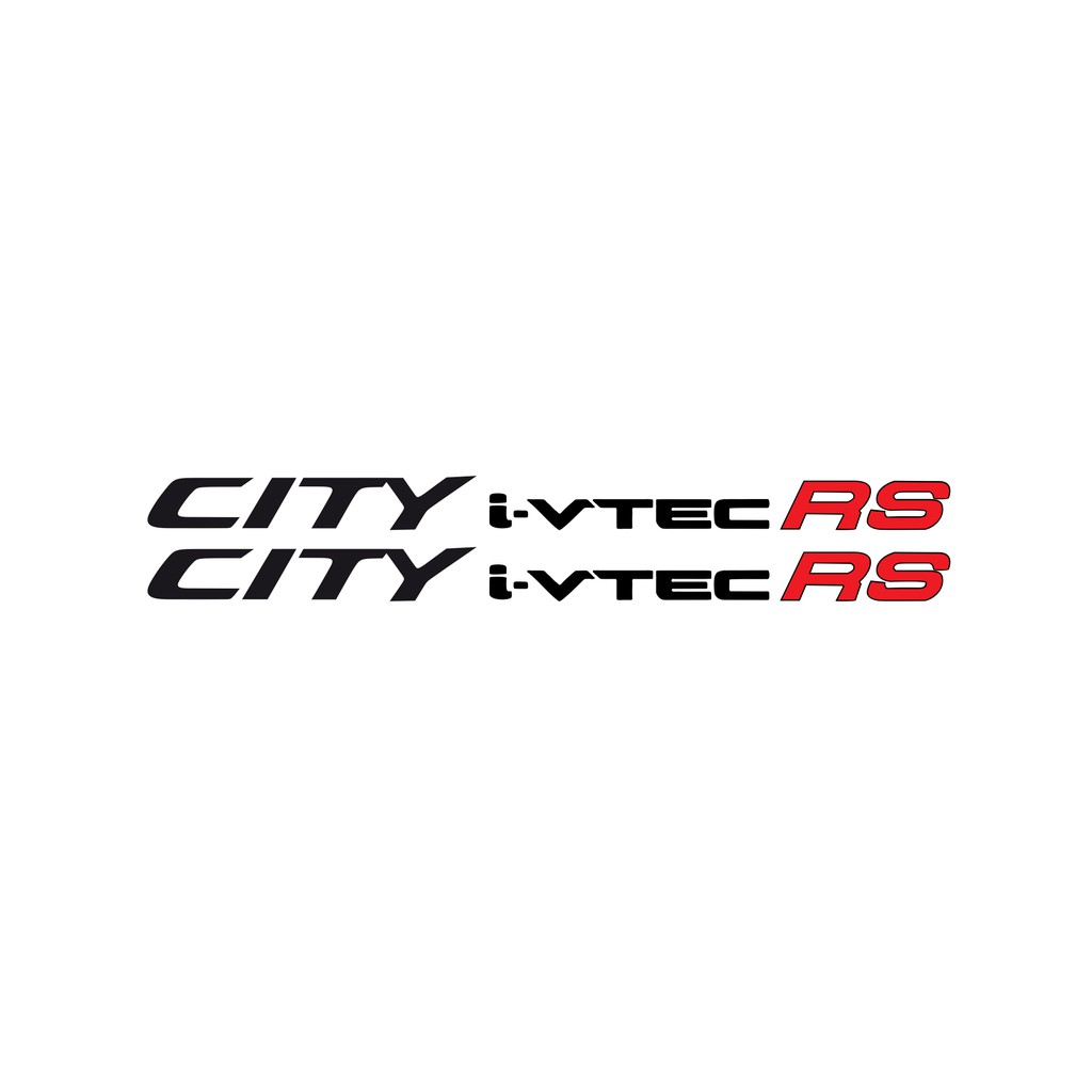 Jual Stiker Mobil Honda City I-vtec RS JDM - Car Sticker | Shopee Indonesia