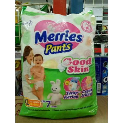 Jual Popok Merries Pants XL (isi 7) | Shopee Indonesia