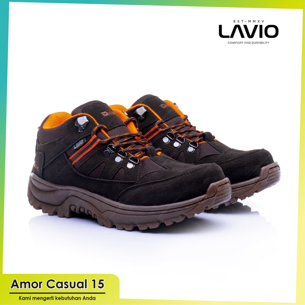Jual Sepatu Septi Pria Ujung Besi Boot Pendek Original Lavio Geneva ...