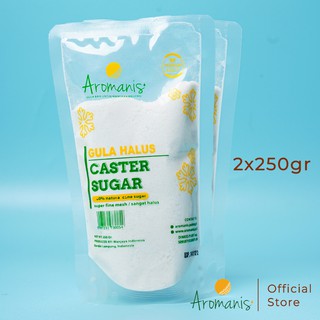 Jual Aromanis Caster Sugar 250gr - Gula putih halus castor x 2 Pcs ...