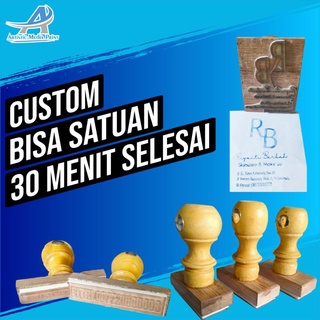 Jual Stempel Custom Kayu / Cetak Stempel Kayu Custom / Stempel Manual ...
