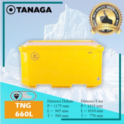 Jual Cool Box 660 Liter Cooler Box Tanaga Kotak Pendingin Tempat Es ...
