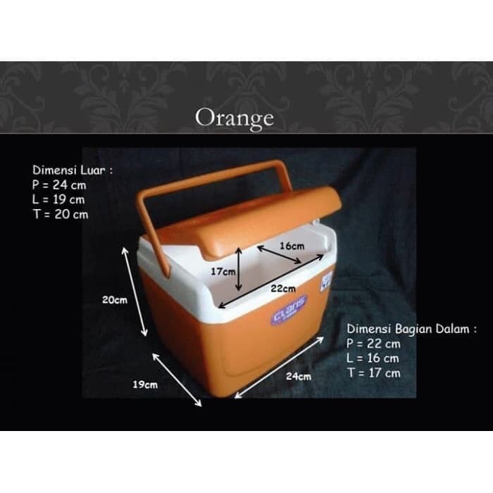 Jual Cooler Box Claris / Thermos Es 5,5 liter tempat penyimpanan es ...