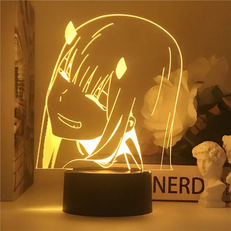 Jual Zero Two Darling In The Franxx LAMPU LED PURINSU ANIME LIGHT MOOD ...