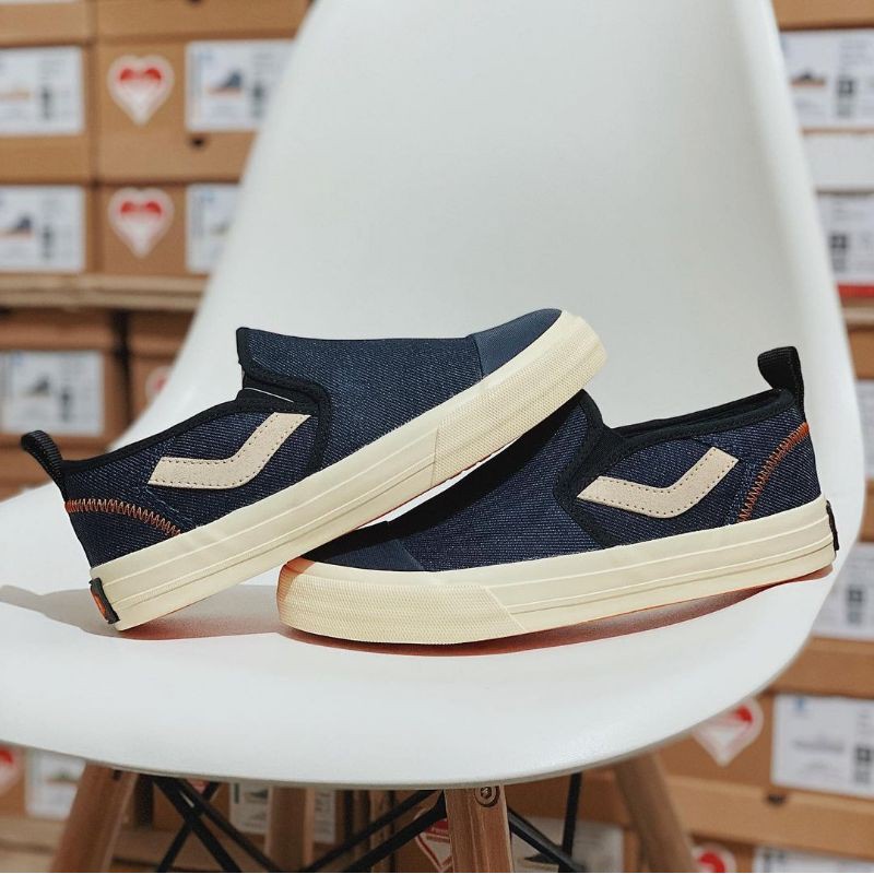 Jual Ventela Sepatu Armor Denim Slip on Badjatex Original | Shopee ...