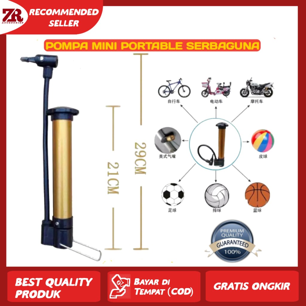 Jual Promo!Pompa Minimalis Angin Hidrolis Pompa Motor Sepeda Mini ...