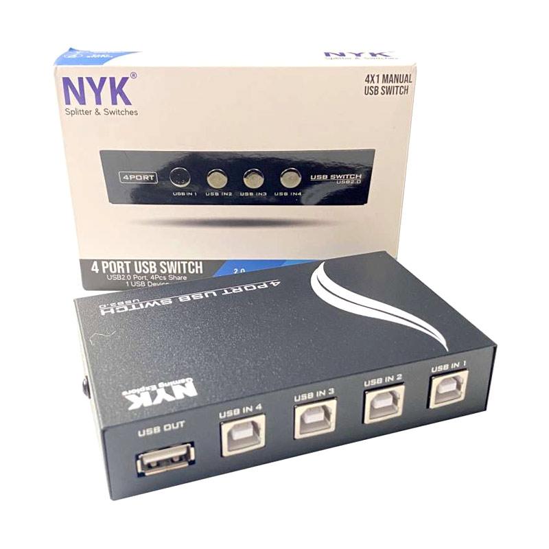 Jual USB DATA SWITCH 1 - 4 (PENCET) | Shopee Indonesia